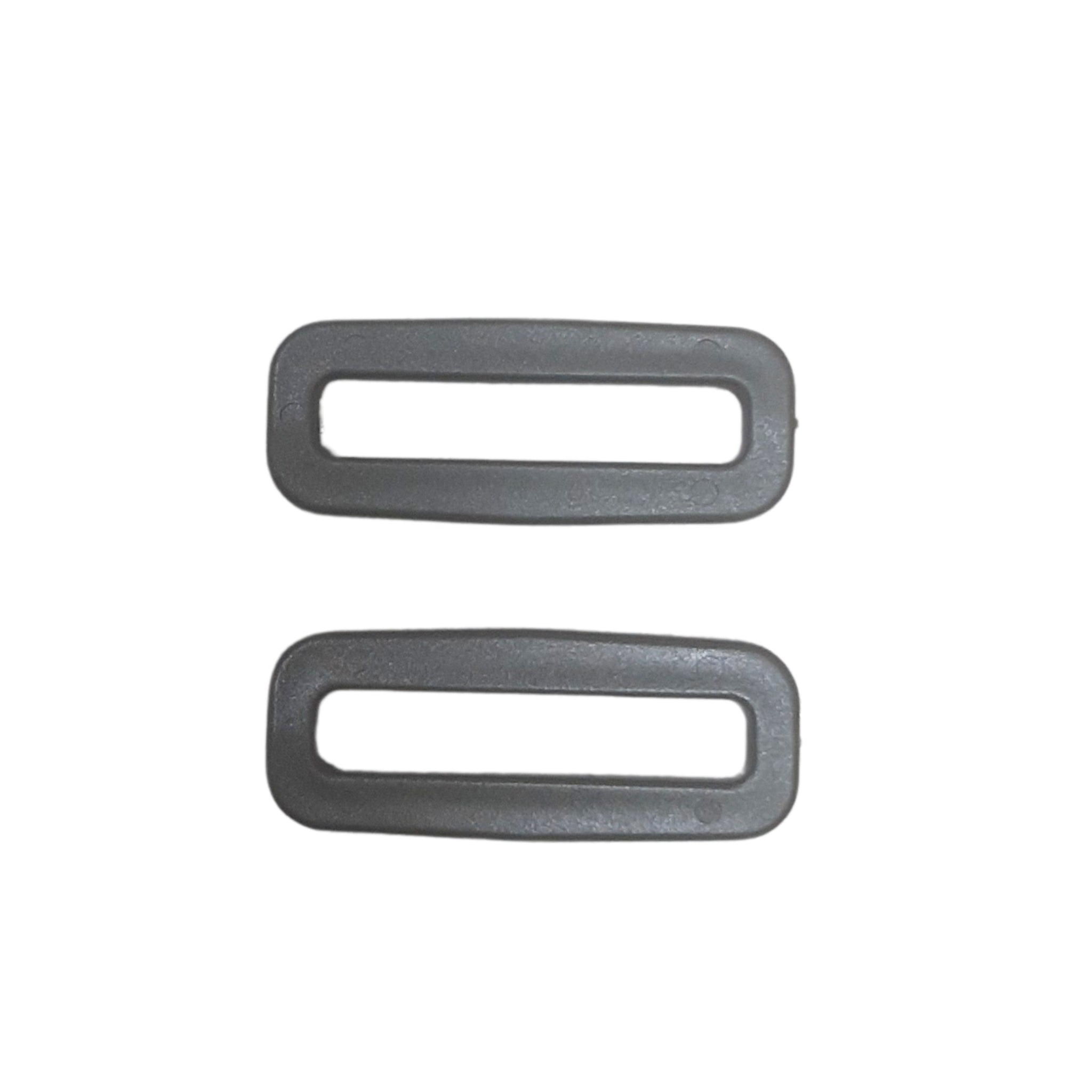 Slim buckles for vest shoulder straps